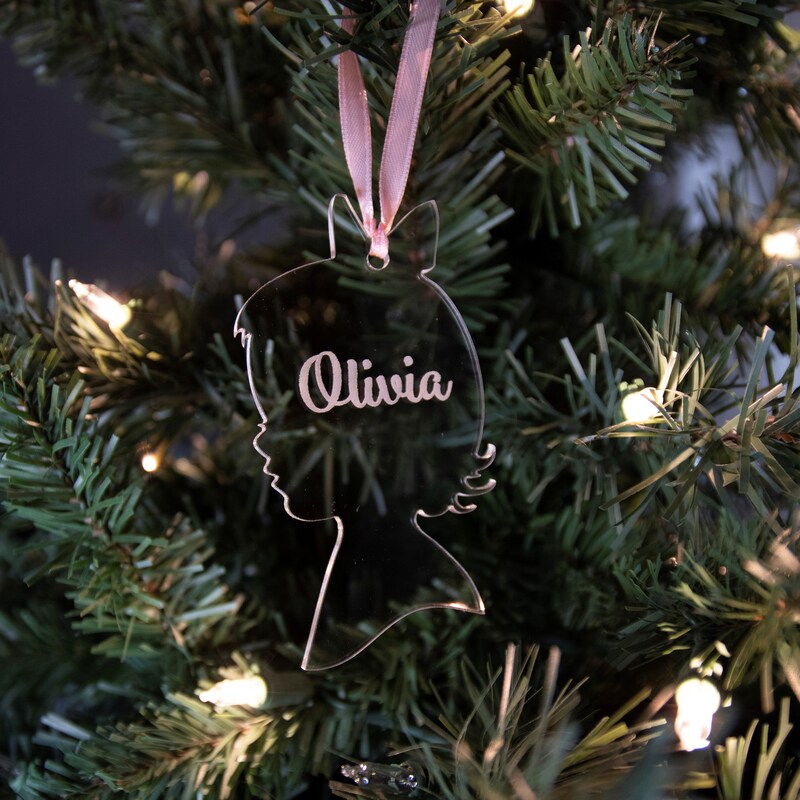 Silhouette Ornament - Etsy