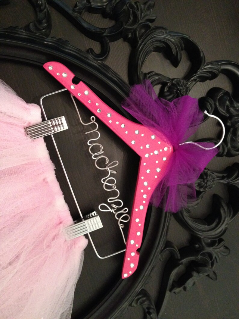 Tutu Tutu Hanger Childrens Hanger Flower Girl Gift Baby | Etsy