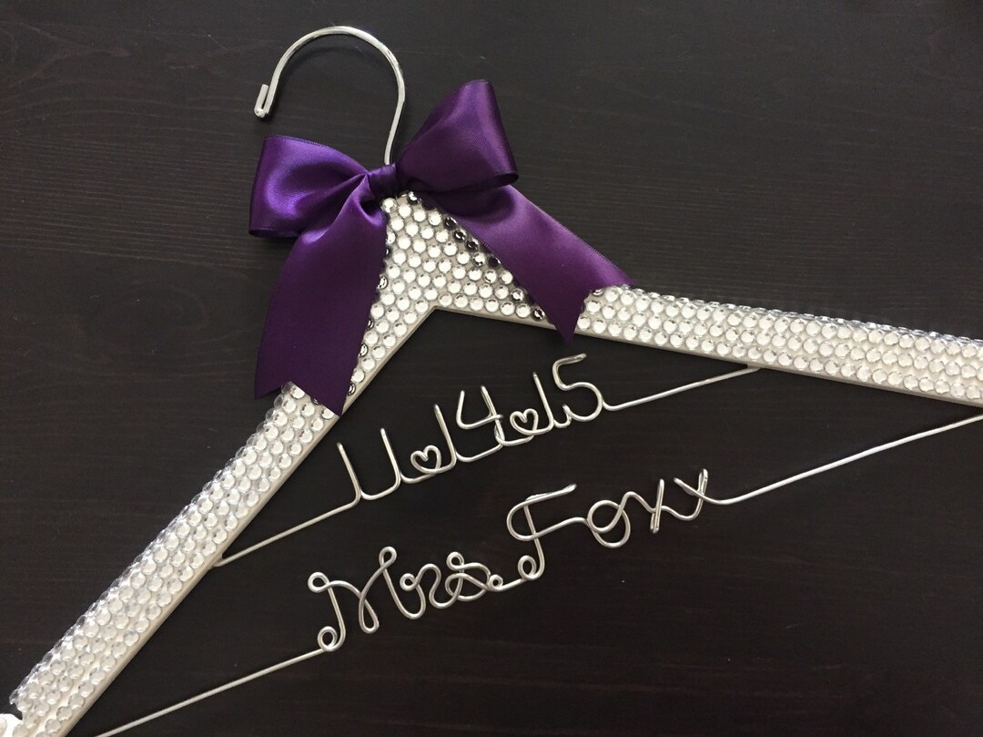 BLING Wedding Hanger, Bride Hanger, Bridal Hanger, Glitter Hanger ...