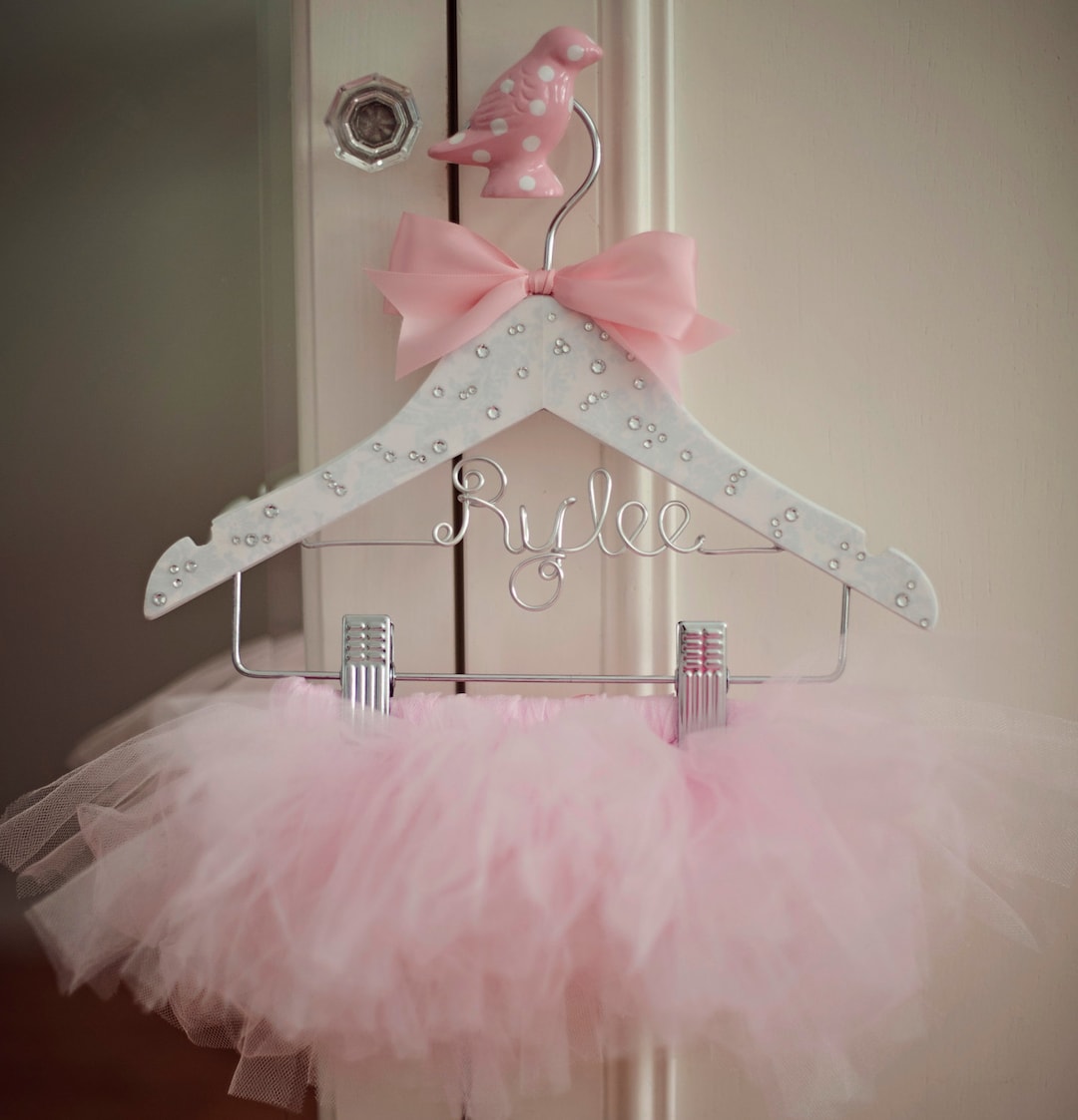 Tutu, Tutu Hanger, Childrens Hanger, Flower Girl Gift, Baby Hanger ...