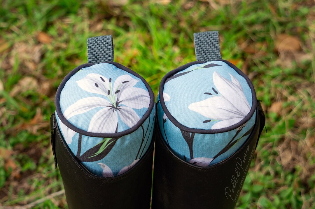 Custom Boot Trees - Blue Lilies - Etsy
