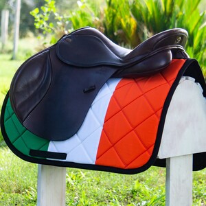 Custom Saddle Pad - Ireland Irish Country Flag - English and Western - Etsy