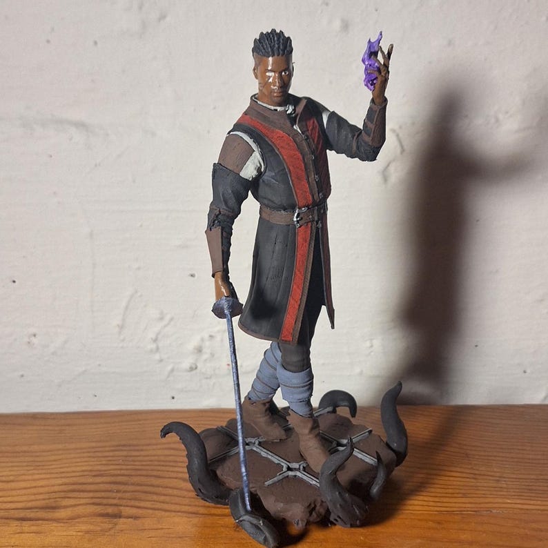 Wyll Figurine 1/12 Scale Baldur's Gate 3 Hand Painted Model - Etsy