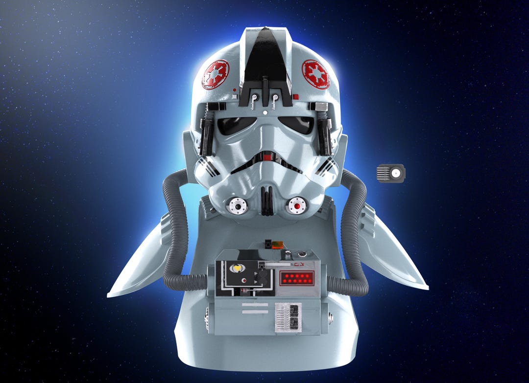 AT-AT Driver Armor and Helmet Star Wars: Empire Strikes Back Hand ...