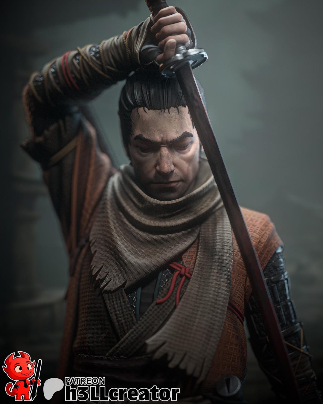 Wolf Figurine 1/12 and 1/6 Scale Sekiro: Shadow's Die Twice Hand ...