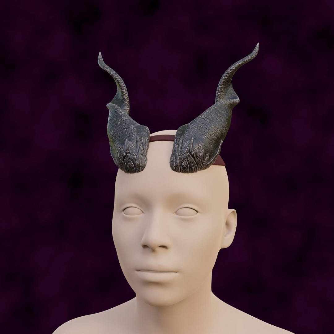 Minotaurus Spiral Horns for Cosplay Tiefling Demon Devil Baldur's Gate ...
