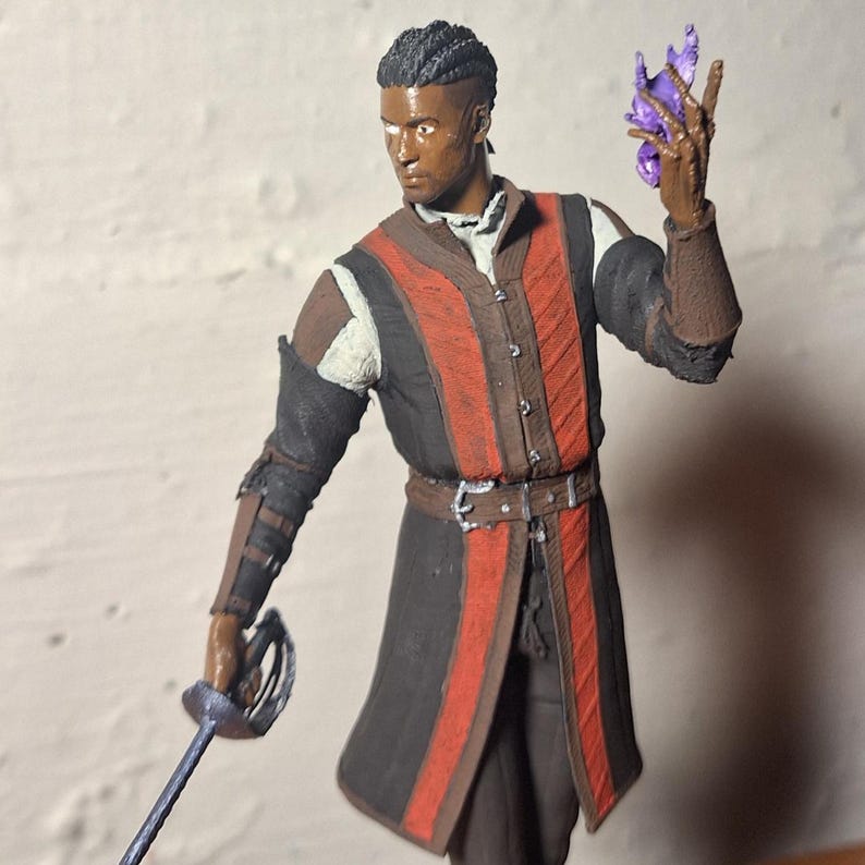 Wyll Figurine 1/12 Scale Baldur's Gate 3 Hand Painted Model - Etsy