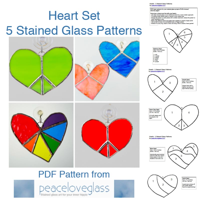 Heart Suncatcher - Etsy