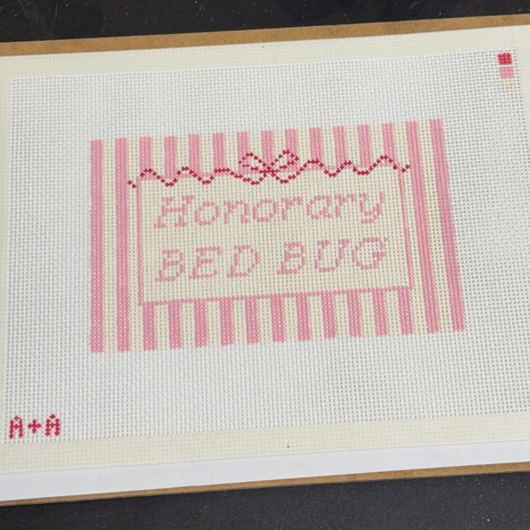 Honorary Bed Bug Summer House Bravo 13 Mesh Hand Painted Needlepoint ...