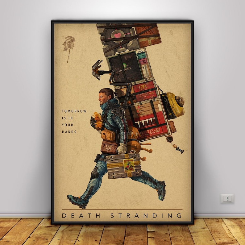 Death Stranding Poster, Sam Porter Bridges Wall Art, Death Stranding ...