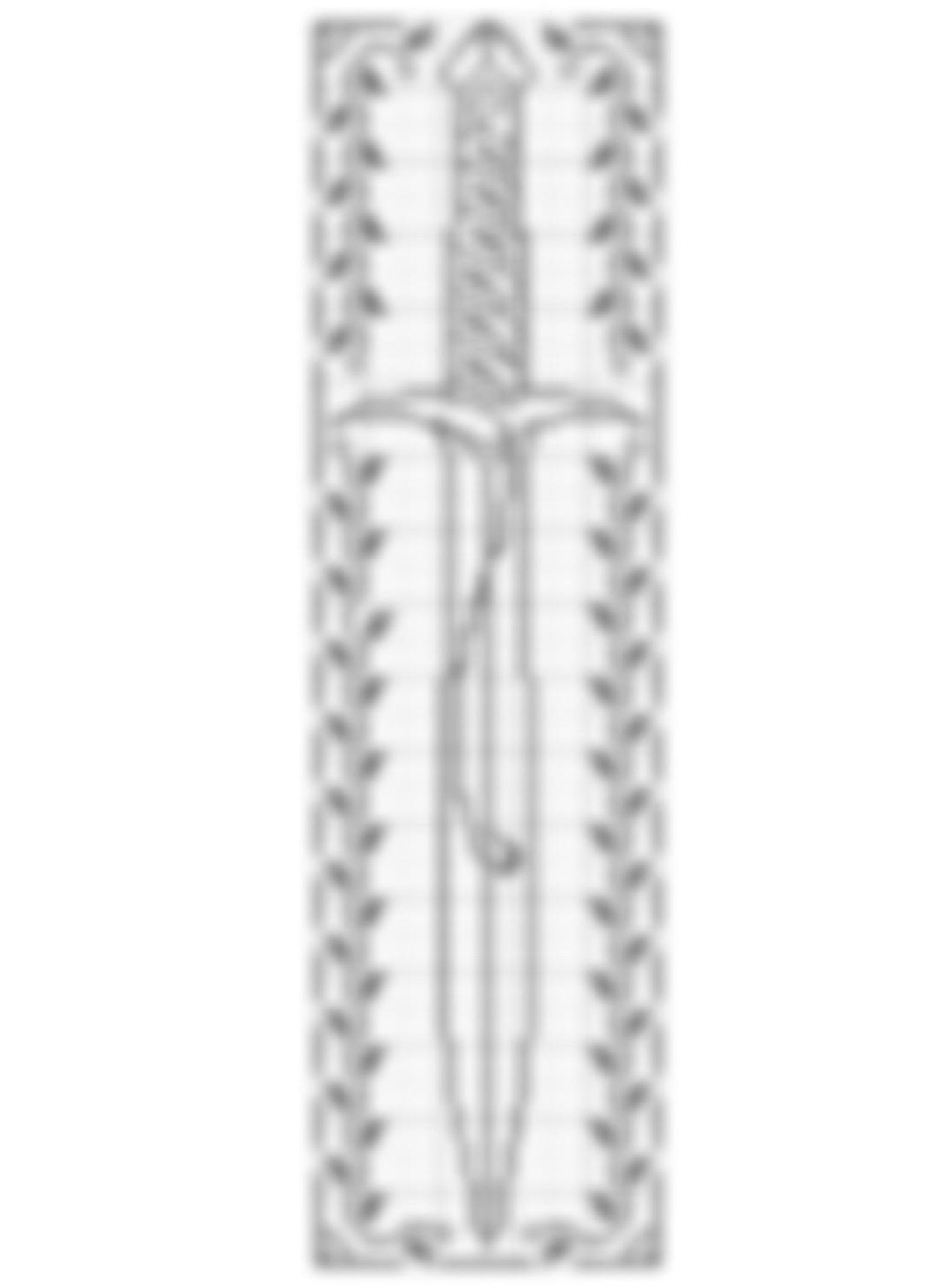 Chart Pattern for This Sword Filet Crochet Tapestry - Etsy