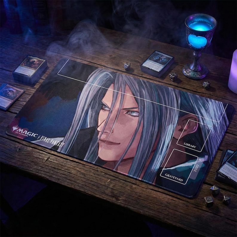 Final Fantasy Sephiroth "one Winged Angel" MTG Playmat, Magic the ...