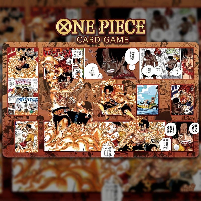 Portgas D Ace Playmat - Etsy