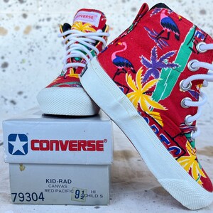 Vintage Converse USA Deadstock Kid-rad Chuck Taylor High Top Allstars ...