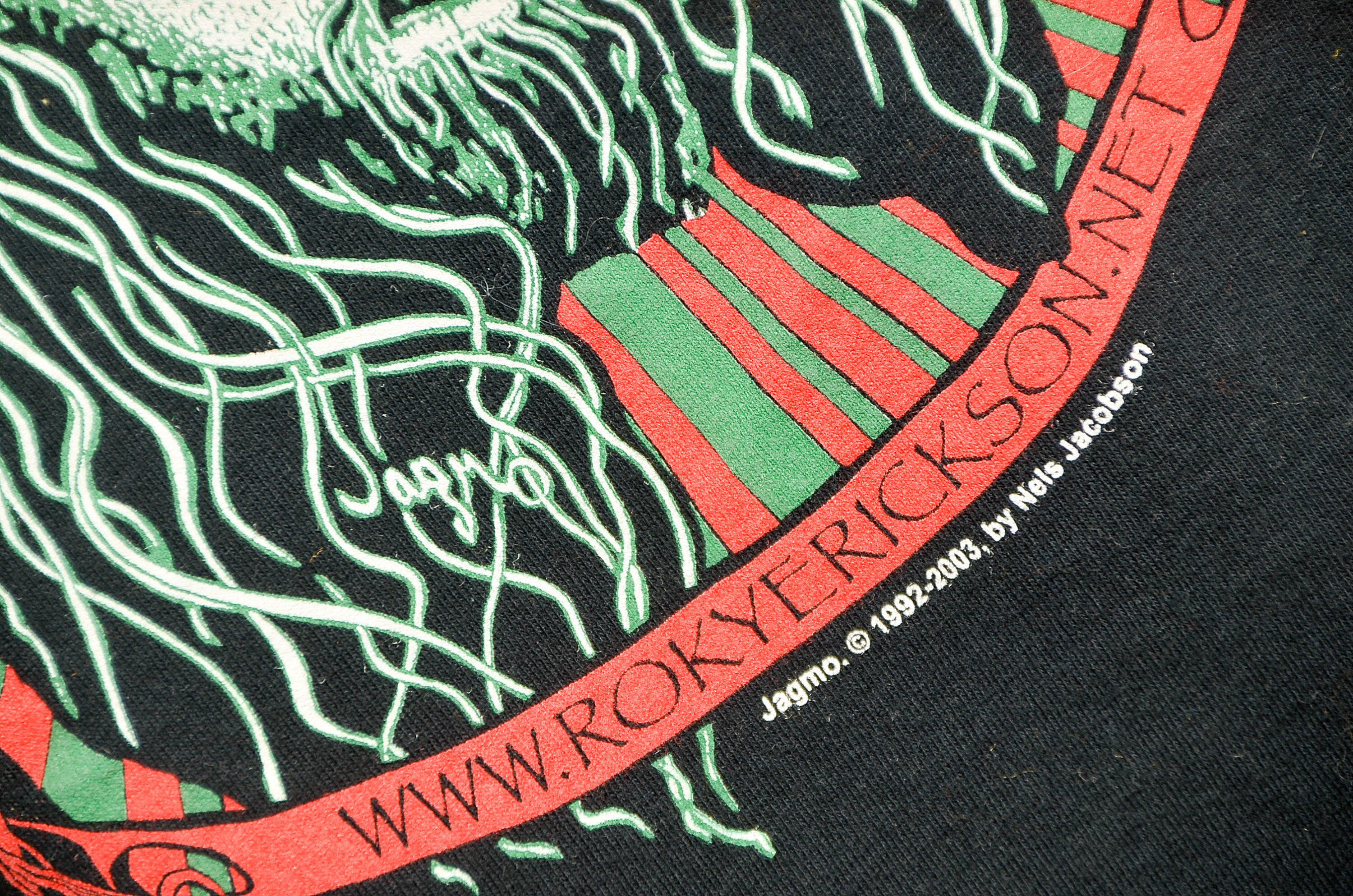 Vintage Roky Erickson T Shirt Black Cotton Rock Tee | Etsy