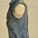80s Levis Jean Vest Hand Painted Hesher Metal Vest - Etsy