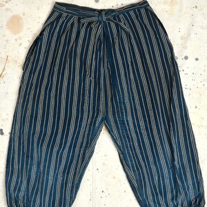 1920s Japanese Indigo Monpe Wrap Around Work Pants - Etsy