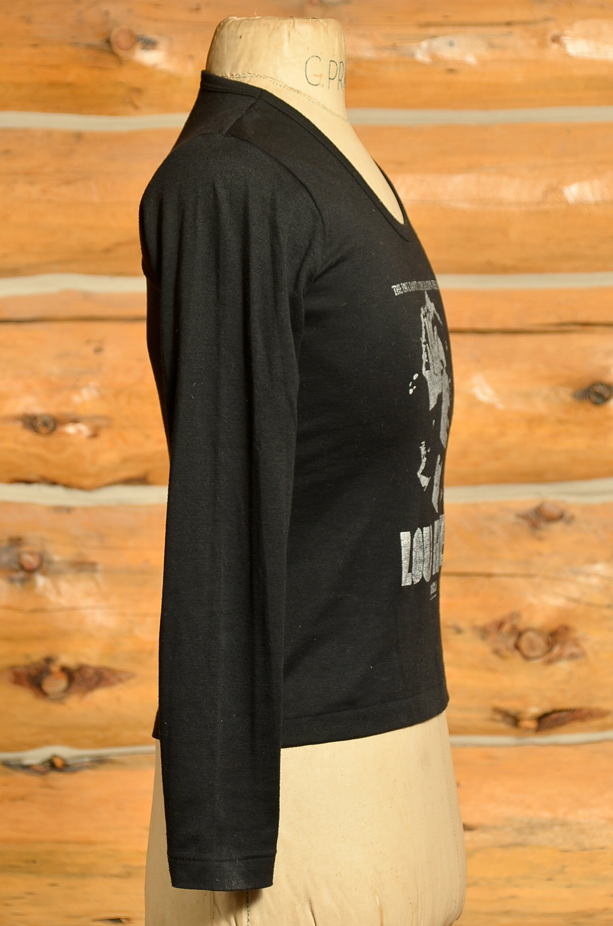 1970s Lou Reed Paul Dainty Presents Long Sleeve Black Cotton T | Etsy