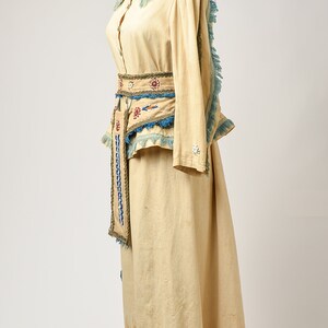 1800s Native American School Uniform Twill Cotton Hand Beaded Cree ...