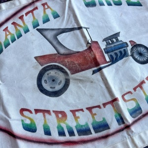 1960s Car Club Banner Santa Cruz Streetsters Hand Painted by Alton ...