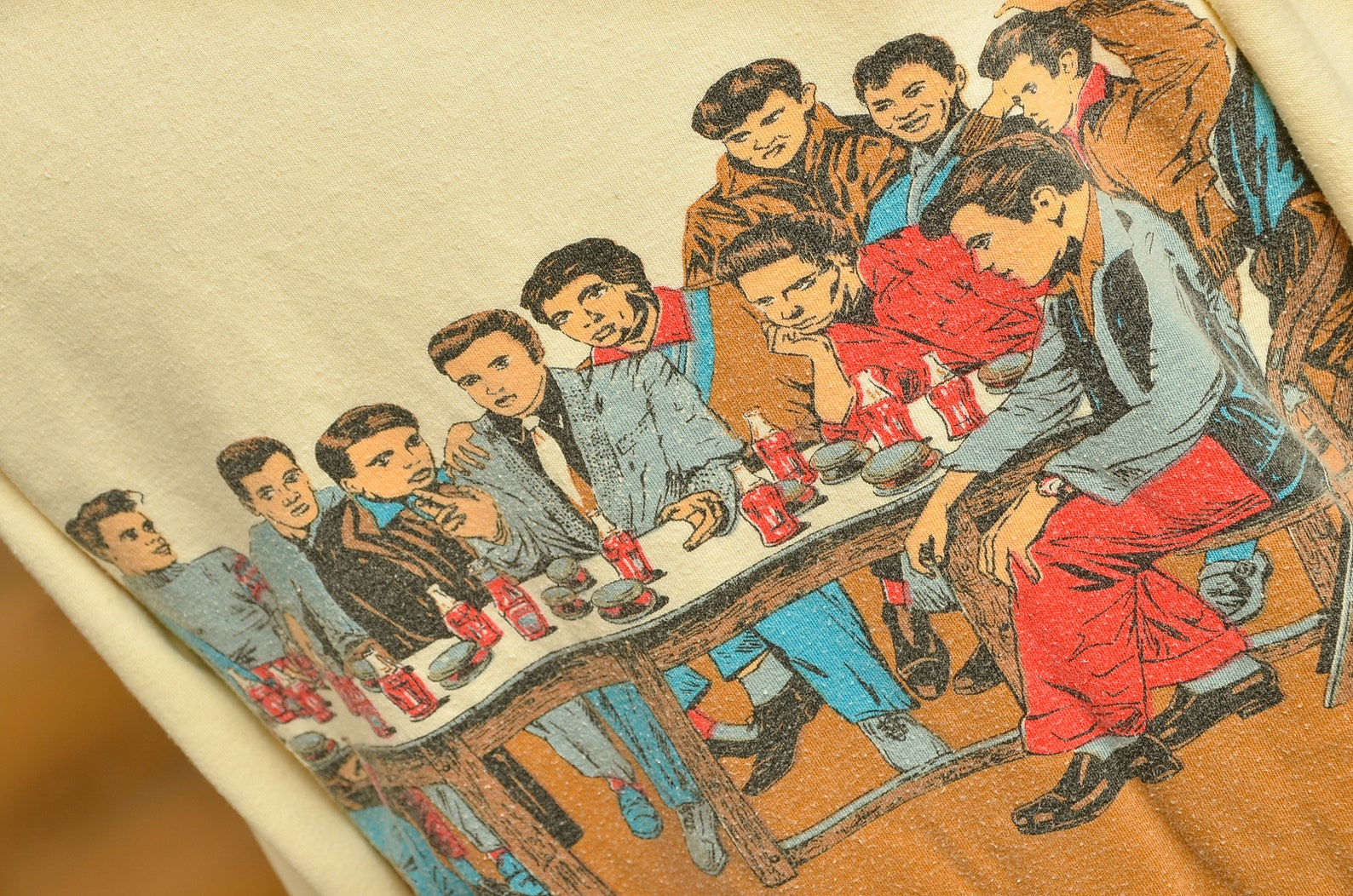 1970s Guy Peellaert Elvis Last Supper Pop Art Long Sleeve T - Etsy