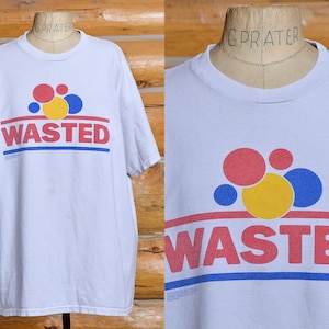 90s Wasted T Shirt Wonder Bread Parody Novelty Party Shirt - Etsy