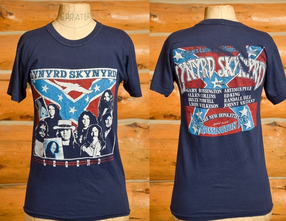 1980s Lynyrd Skynyrd Legend Album Front and Back Prin… - Gem