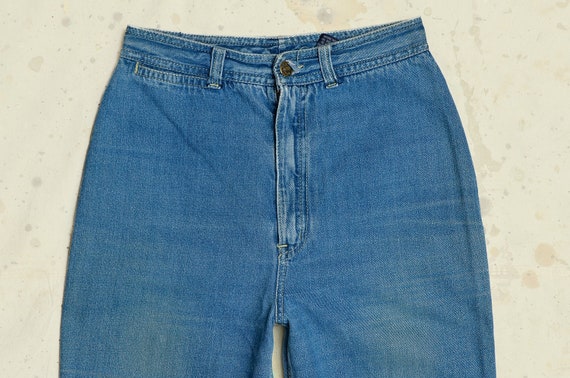 1980s Bon Bon Glam Jeans Embroidered Pockets High Wai… - Gem