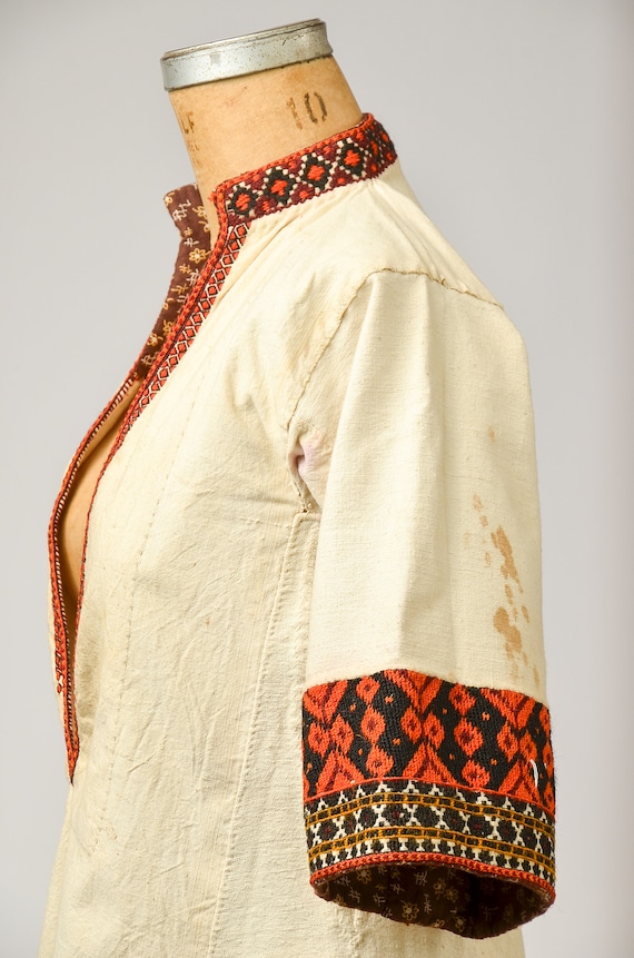 Antique Balkan Folk Dress Heavy Embroidered Bavarian … - Gem