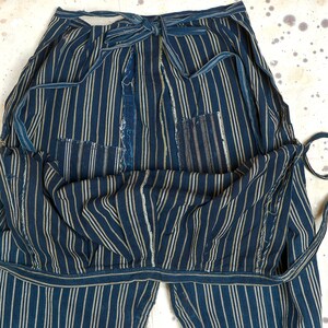 1920s Japanese Indigo Monpe Wrap Around Work Pants - Etsy