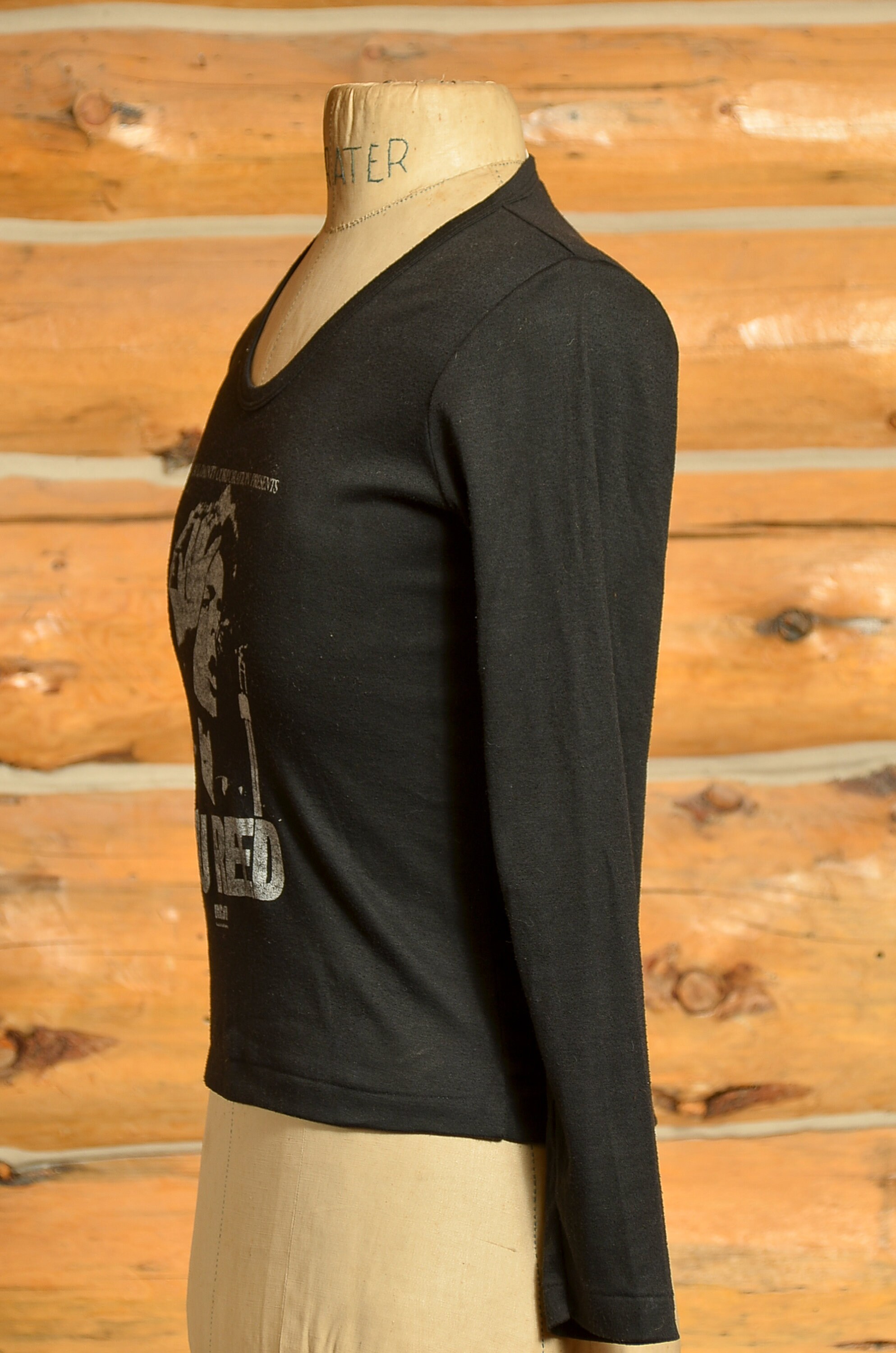 1970s Lou Reed Paul Dainty Presents Long Sleeve Black Cotton T | Etsy