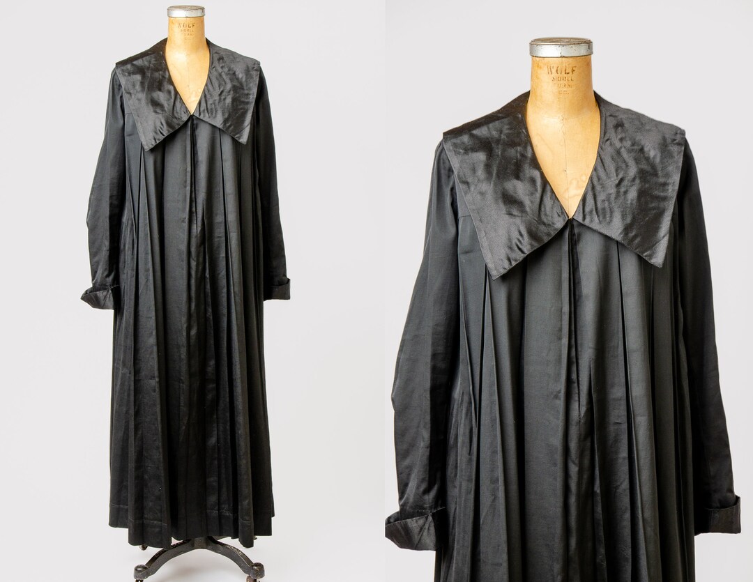 1920s Graduation Dress With Satin Collar Evening Jacket - Etsy