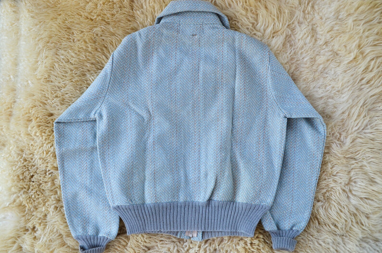 1950s Deadstock Wool Ricky Jacket Blue Plaid Brunswick Bomber - Etsy