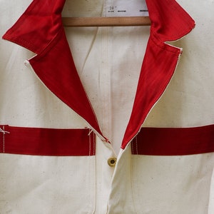 Vintage Mechanics Jumpsuit Herringbone Denim Deadstock Union Made Red ...