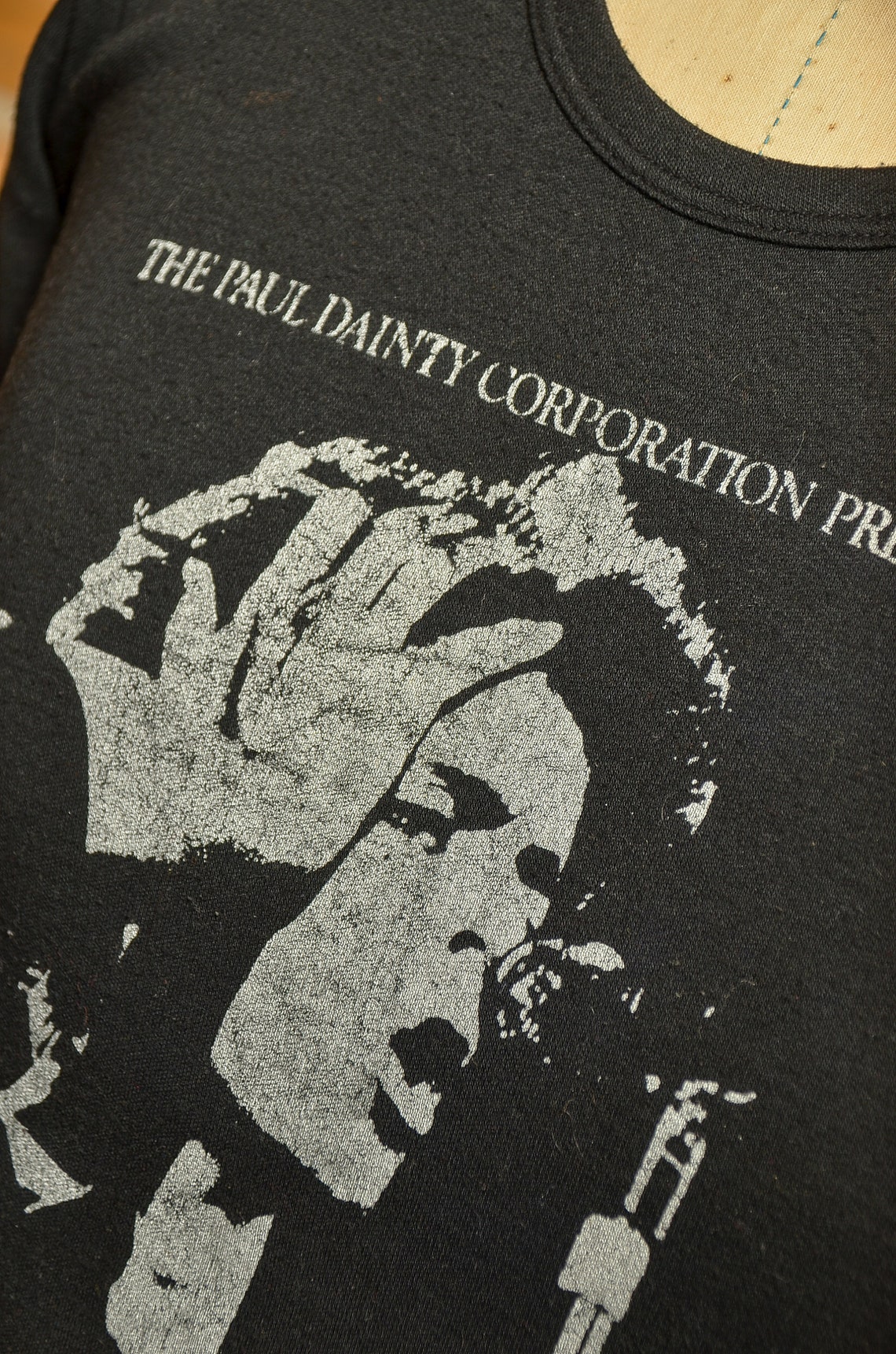 1970s Lou Reed Paul Dainty Presents Long Sleeve Black Cotton T | Etsy