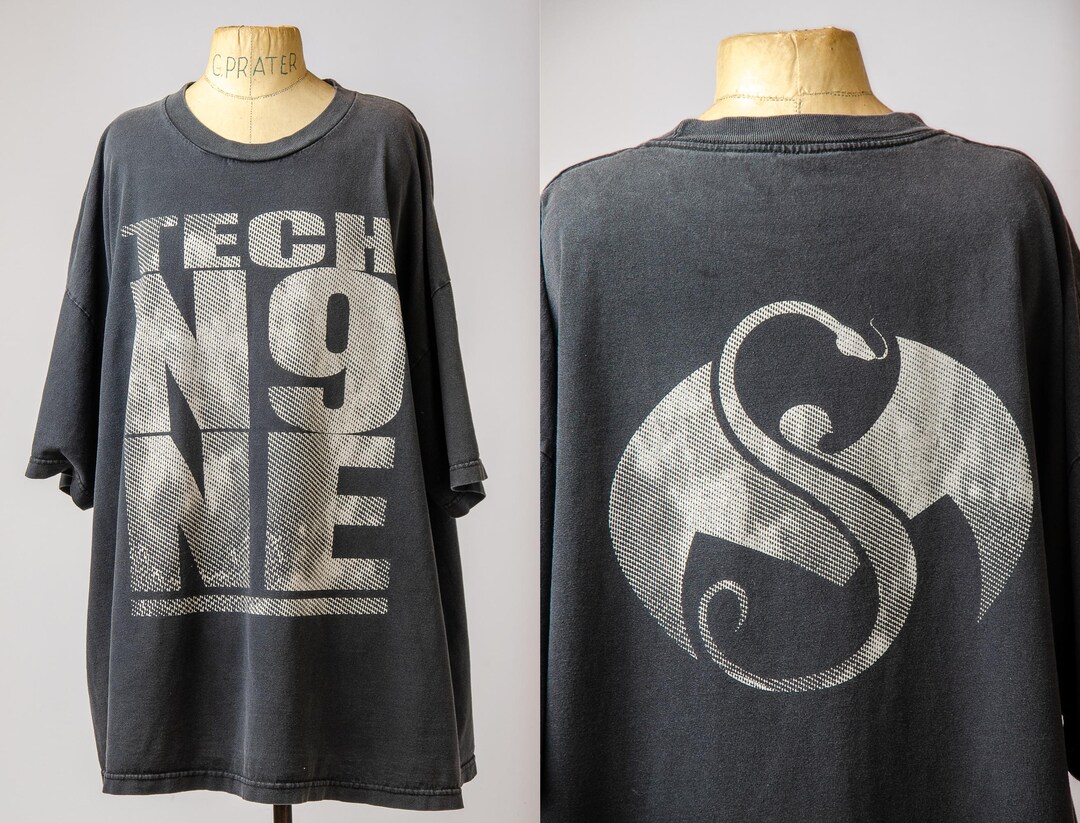Vintage Tech N9ne 90s Rap Music Streetwear T Shirt - Etsy