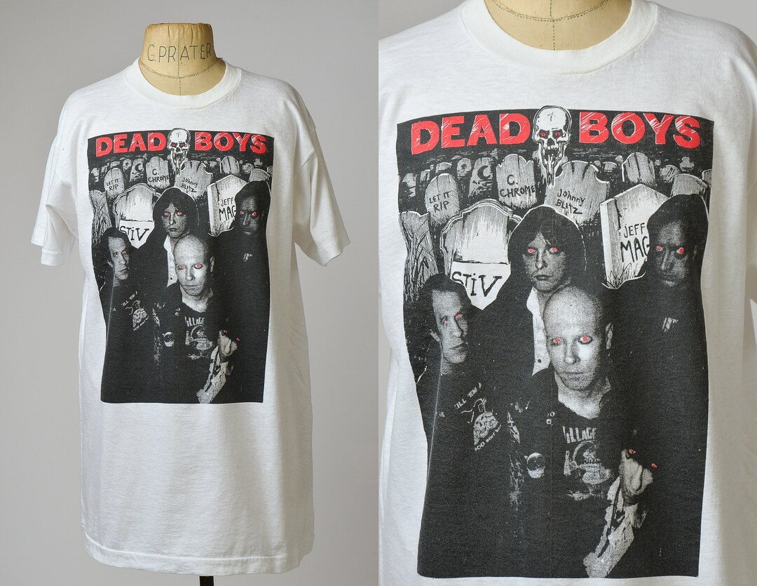 1984 Dead Boys Punk T Shirt White Cotton Punk Tee - Etsy