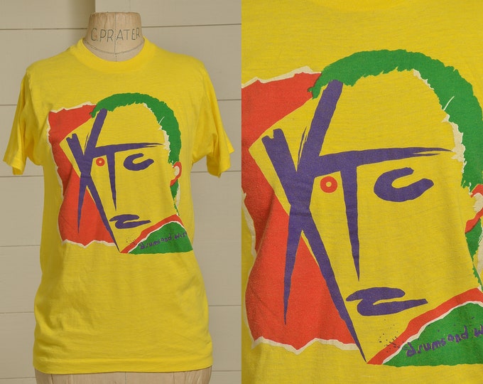 1980s XTC Drums and Wires Album Promo T Shirt - Etsy