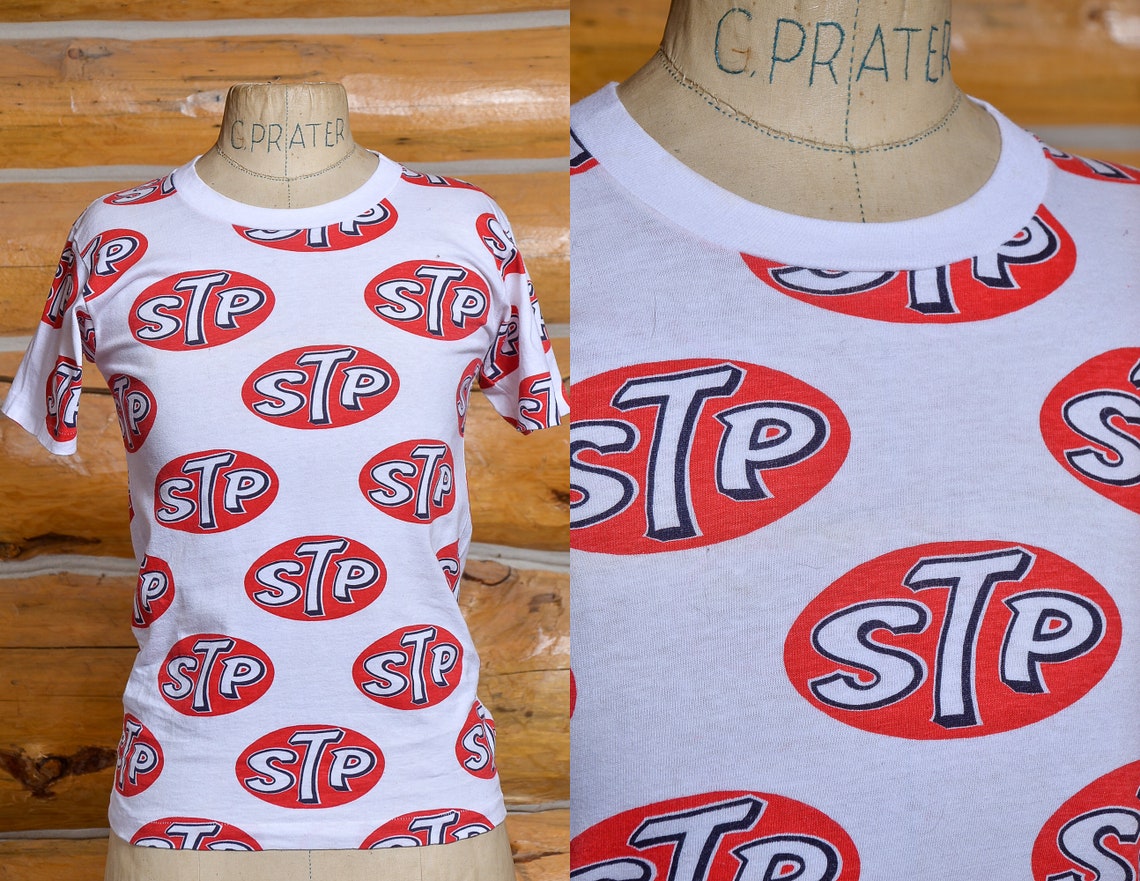 1960s STP Logo T Shirt Advertising STP Motor OIL Artex Hanes | Etsy