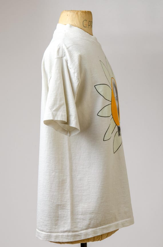 90s Marcia Brady Stanley Desantis Flower Face T Shirt - Gem