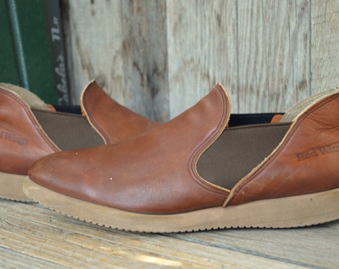 Vintage RED WING Romeo Slip on Short Boots, 9.5 - Etsy