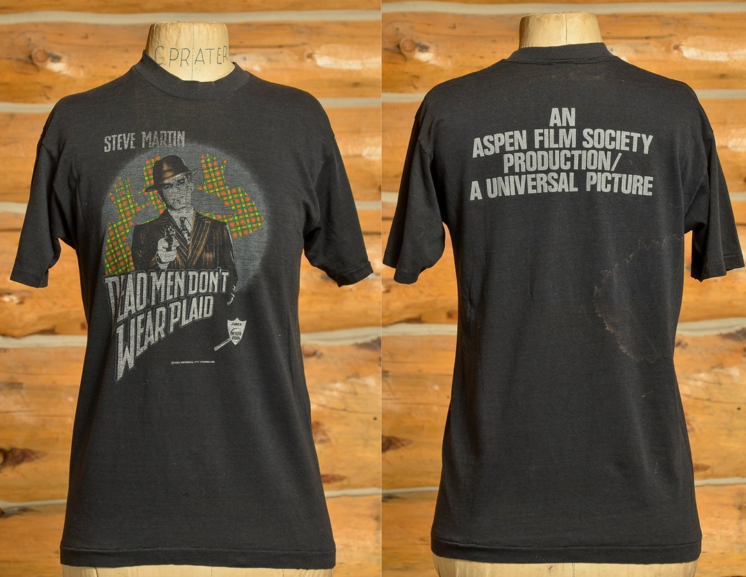 1980s Steve Martin Dead Men Don't Wear Plaid American Comedian T Shirt ...