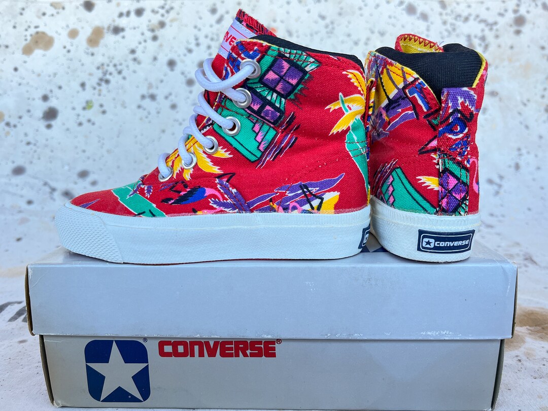 Vintage Converse USA Deadstock Kid-rad Chuck Taylor High Top Allstars ...