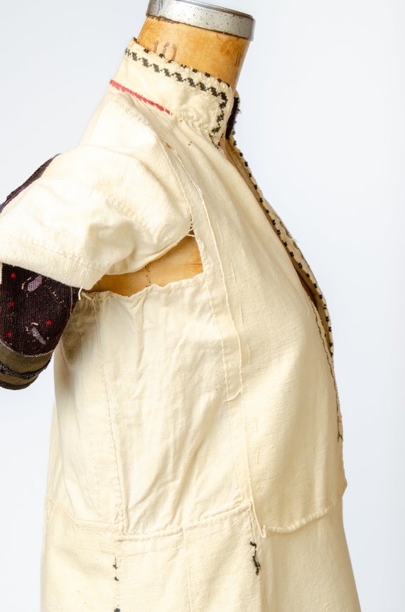 Antique Balkan Folk Dress Embroidered Handmade Bavari… - Gem