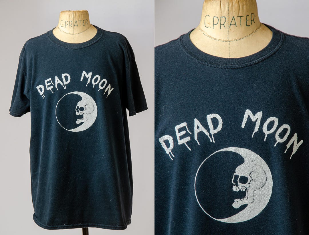 Vintage Dead Moon Faded Black Cotton Hardcore Punk T Shirt - Etsy