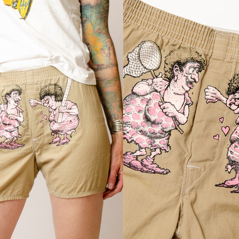 Cartoon Boxer Shorts - Etsy