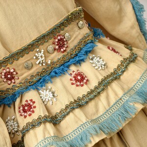 1800s Native American School Uniform Twill Cotton Hand Beaded Cree ...