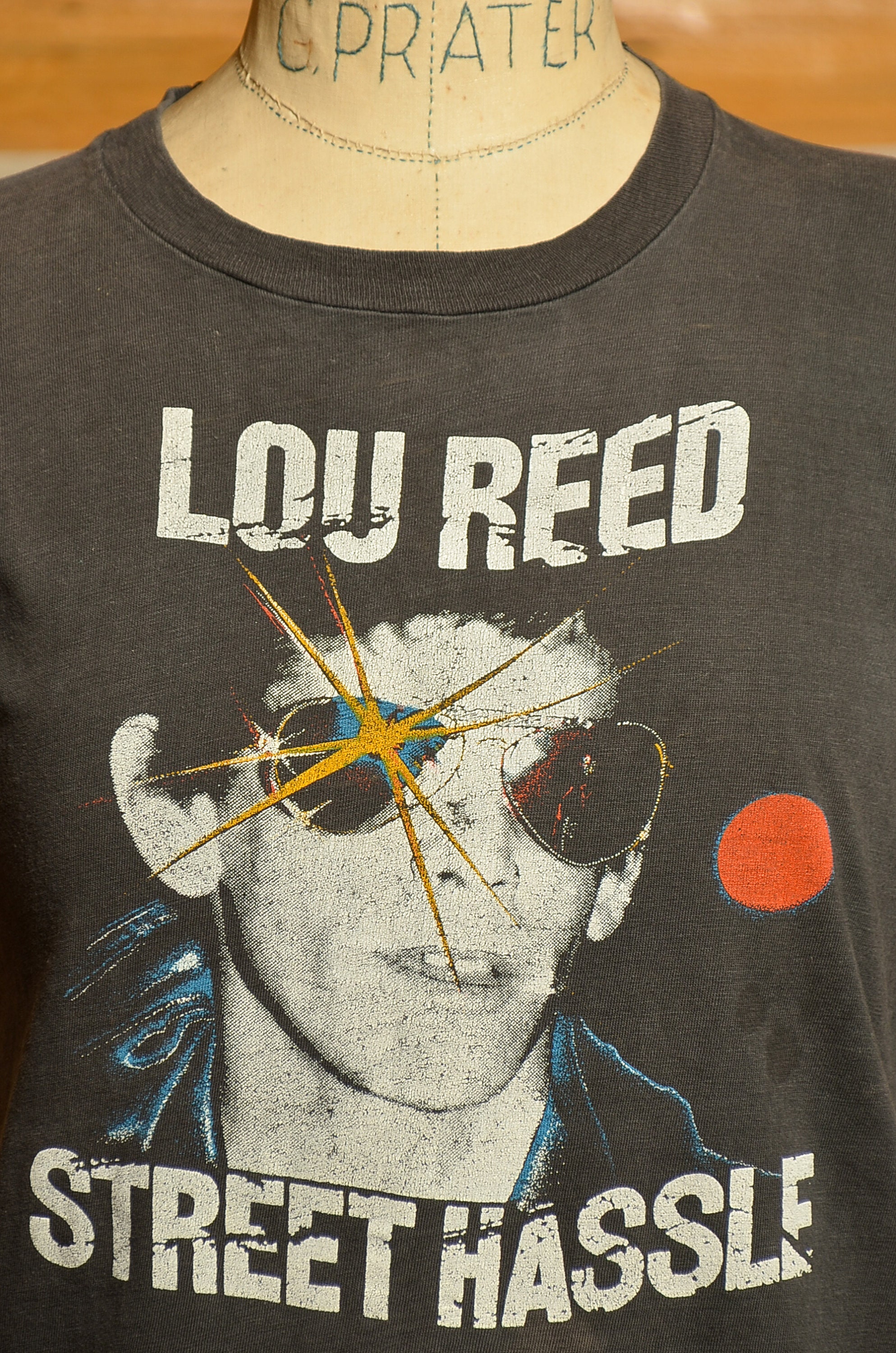1970s Lou Reed Street Hassle Arista Records Distressed Front | Etsy