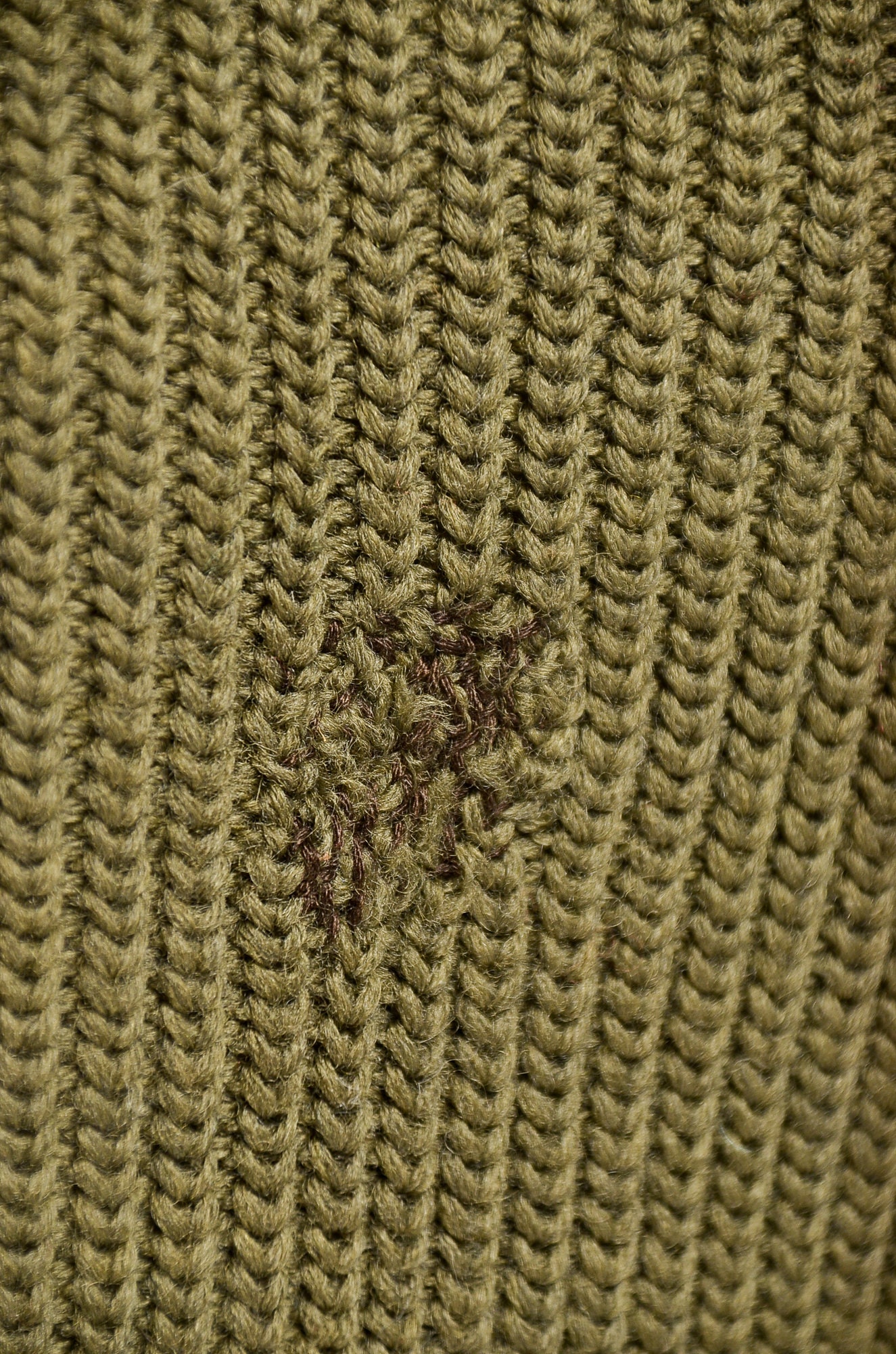 1940s Deck Wool Sweater Army Green Knit Mock Turtleneck WWll | Etsy