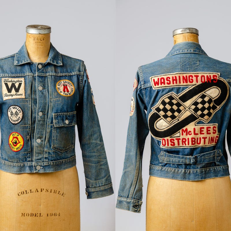 Patch Work Denim Jacket - Etsy